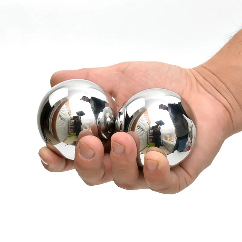 Baoding-Balls-45mm-2pcs-Solid-Stainless-Steel-For-Wrist-Strengthening ...