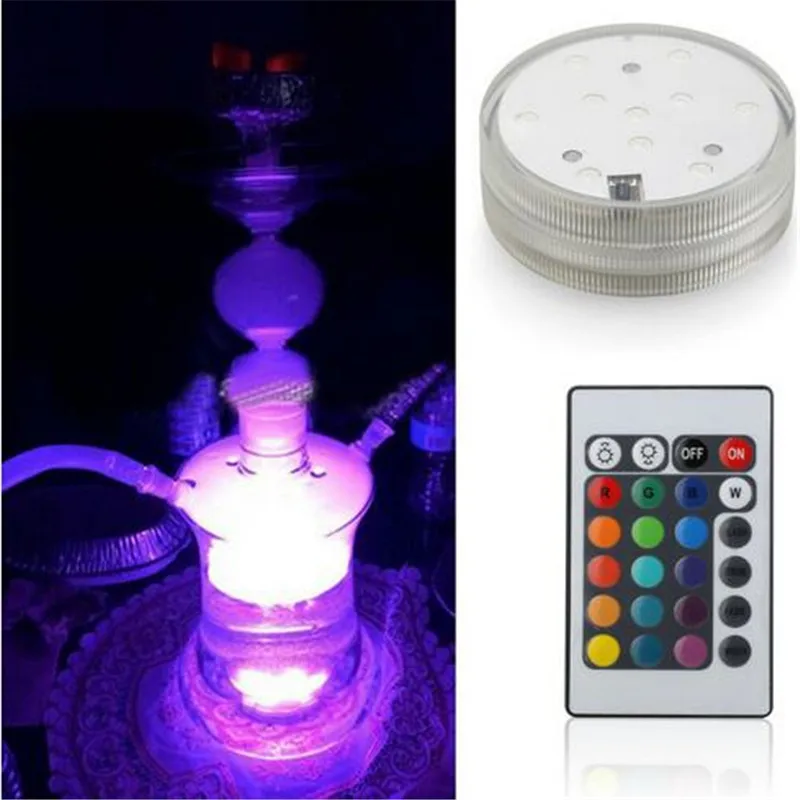 Kitosun LED Hookah Light Base Remote Submersible LED Party Light ...