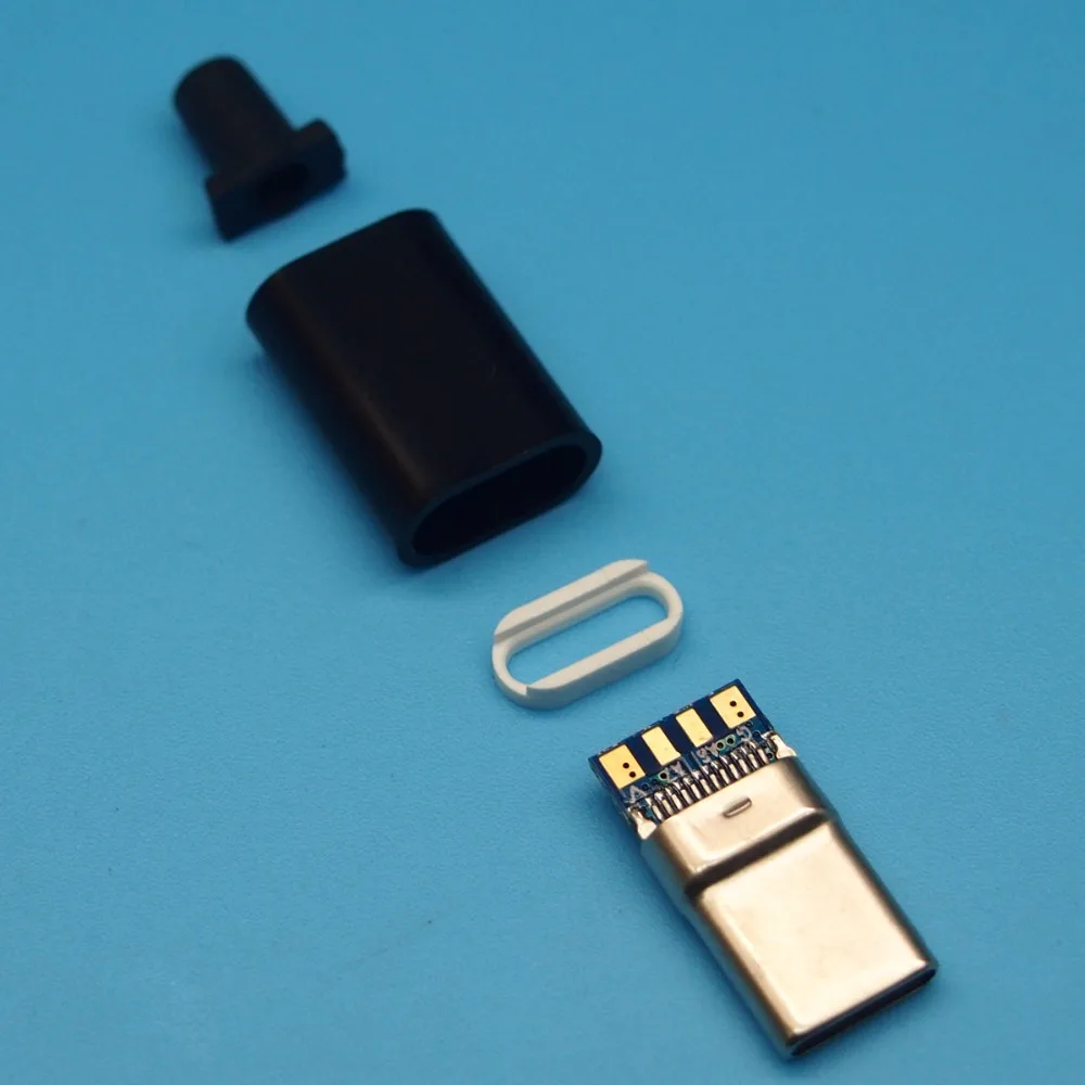 10 대/몫 4 in 1 DIY 용접 유형 usb 2.0 남성 플러그 유형 C OTG 기능 데이터 플러그 커넥터|otg otg ...