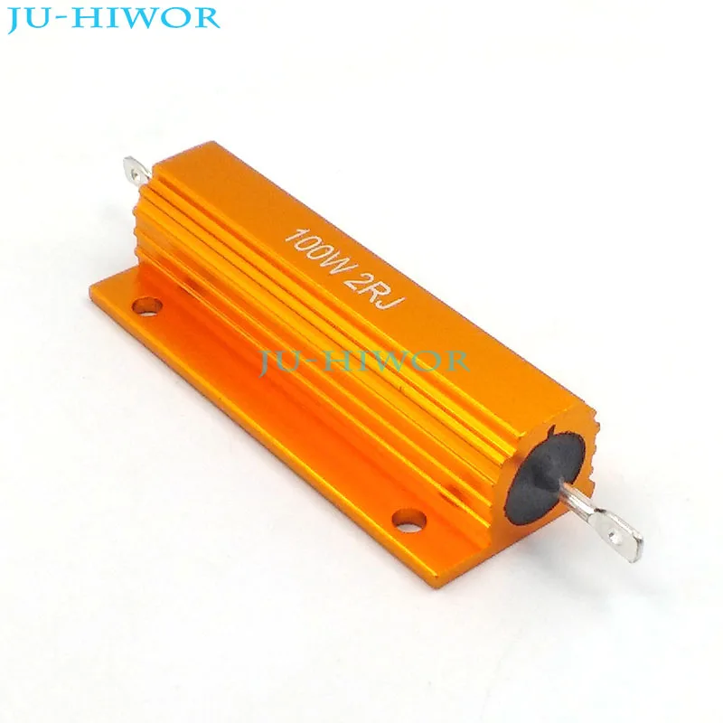 (2pcs/lot) Rx24 2 Ohm 2r 100w 100watts Aluminium Housed High Power ...