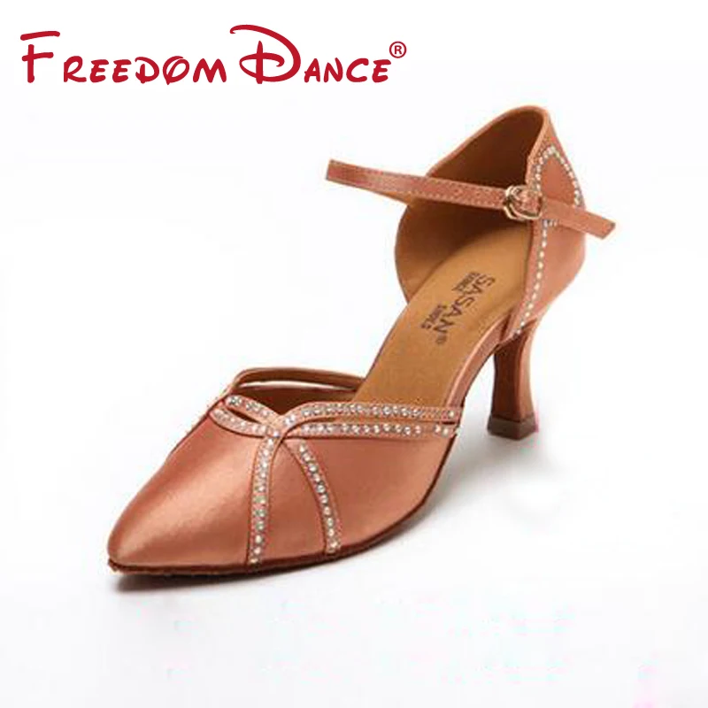 chaussure de danse latine diamant