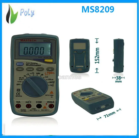 Mastech MS8209 Professional Auto Range multímetro Digital 5 em 1 Multi ...