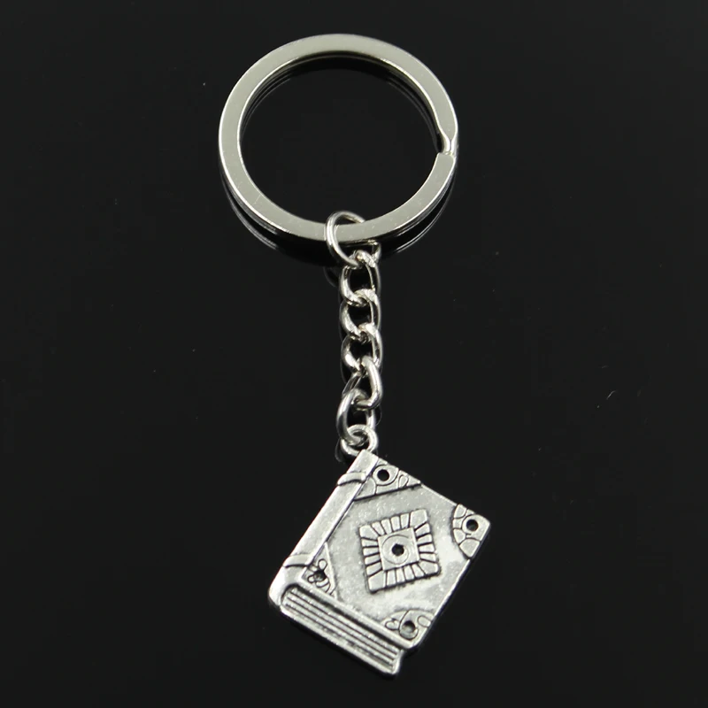 New Fashion Keychain 23x19mm Book Holy Bible Pendants Diy Men Jewelry ...