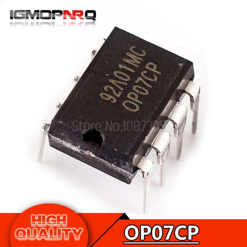 10pcs free shipping OP07CP OP07 OP07C DIP 8 Operational Amplifiers Op ...