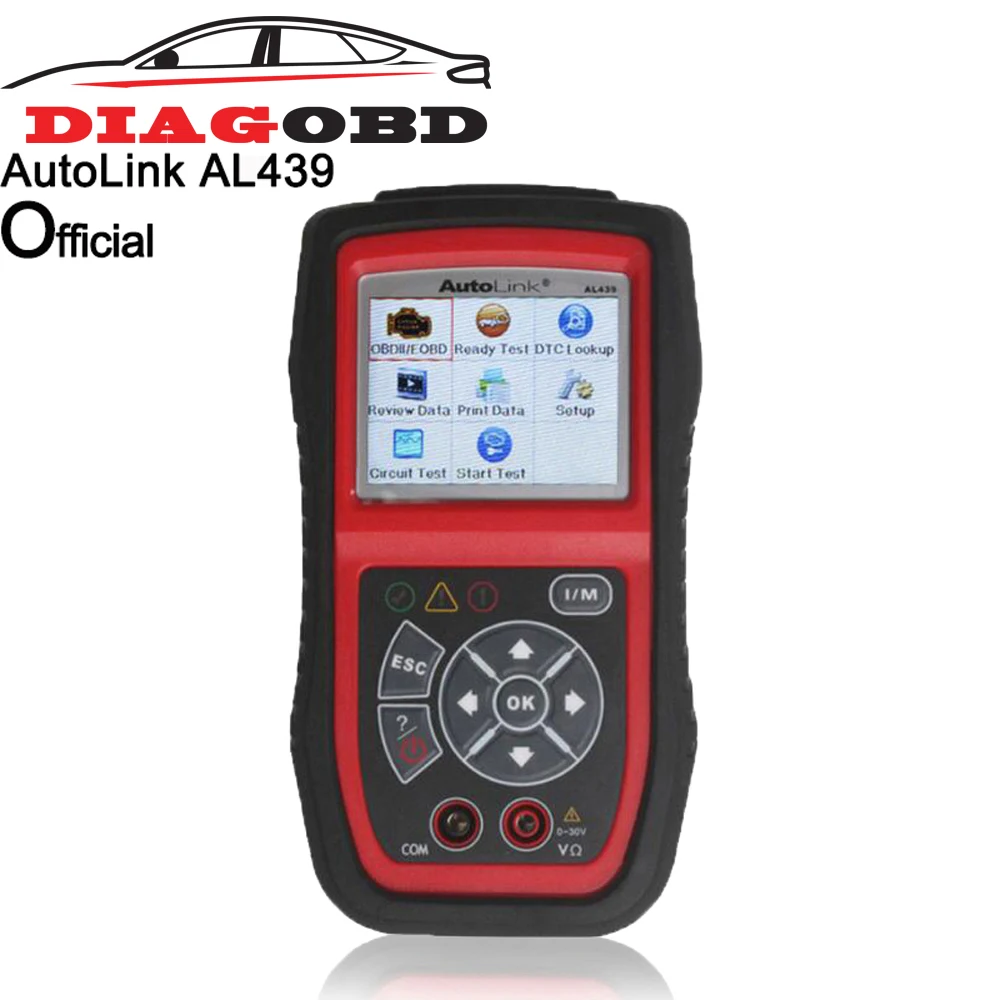Autel AutoLink AL439 OBD2 EOBD Scanner Code Readers Electrical Test ...