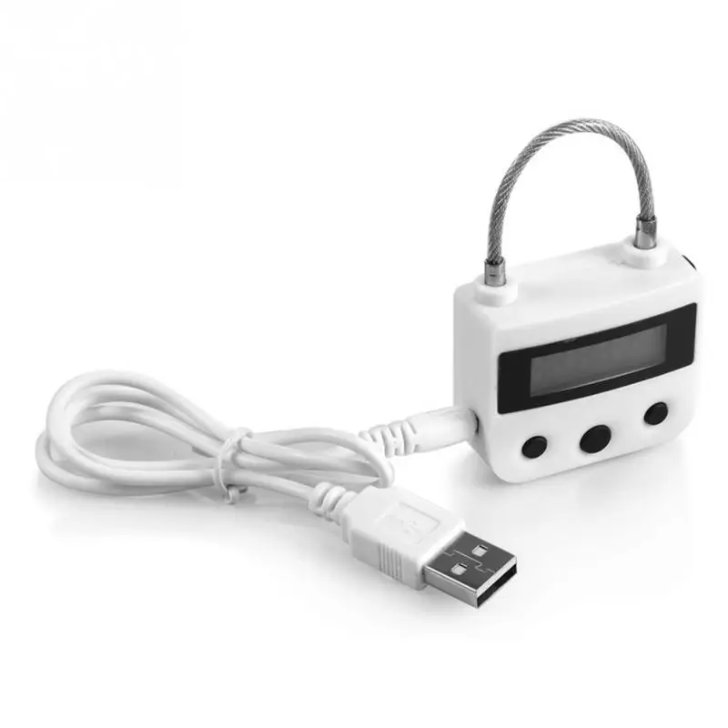 New Time Lock Fetish Handcuffs Mouth Gag Electronic Timer Bdsm Bondage ...