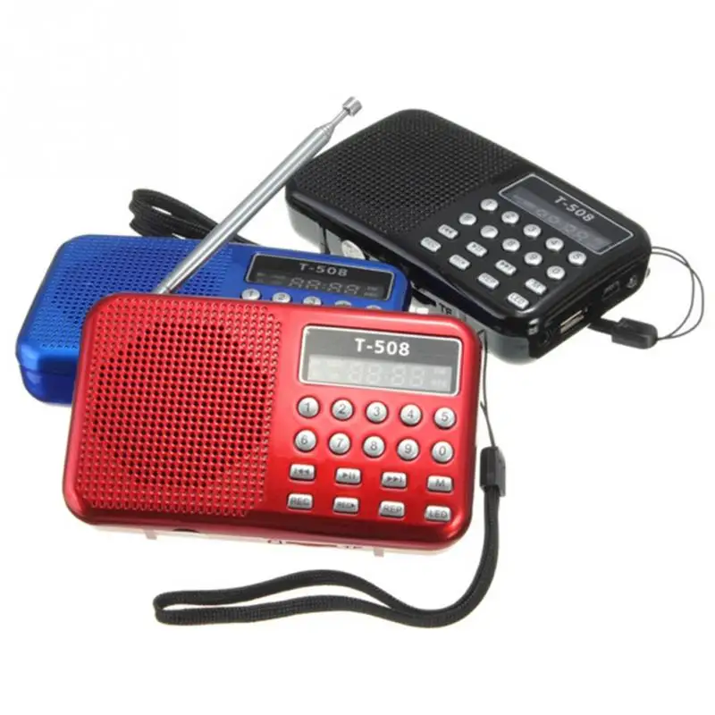 Portable dual band Rechargeable Digital LED display panel Stereo FM ...