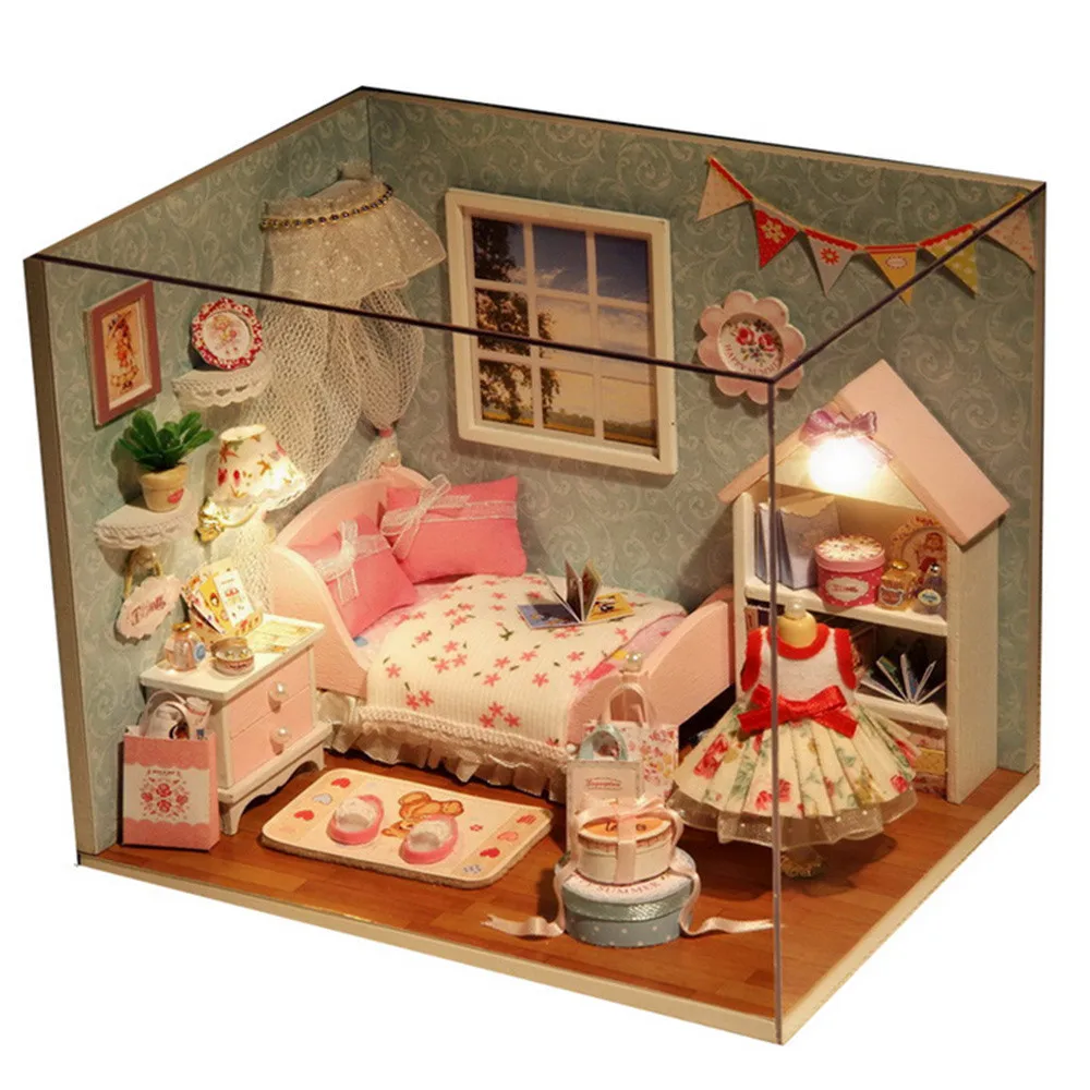 Aliexpress.com : Buy Handmade Miniature Dollhouse 3D Wooden DIY House ...