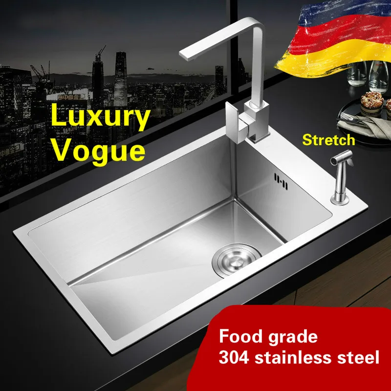Free shipping Standard apartment balcony mini kitchen manual sink ...