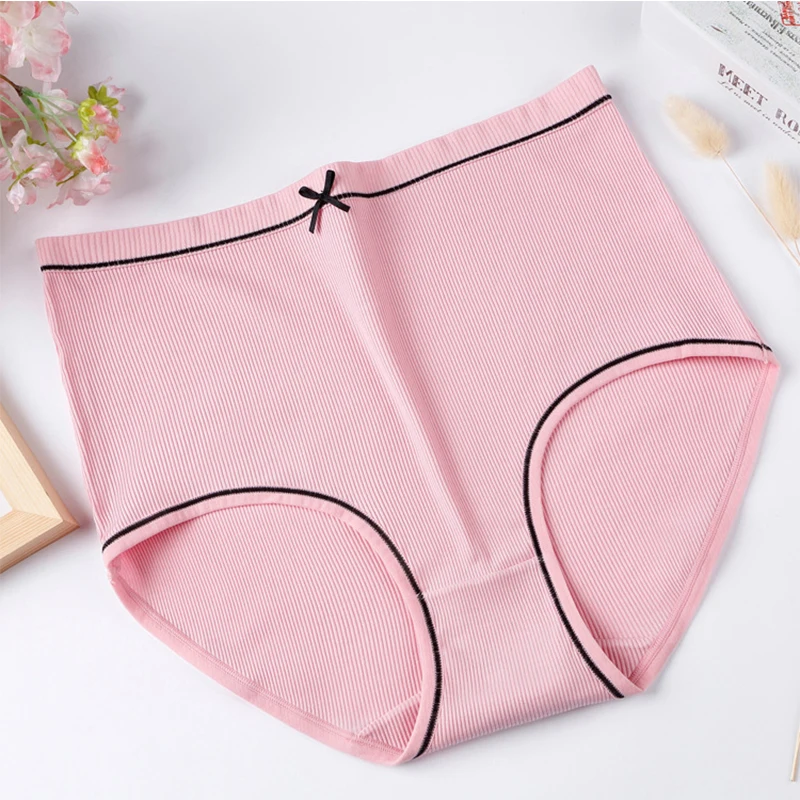 Bragas de cintura alta para mujer, ropa interior Sexy de talla grande ...