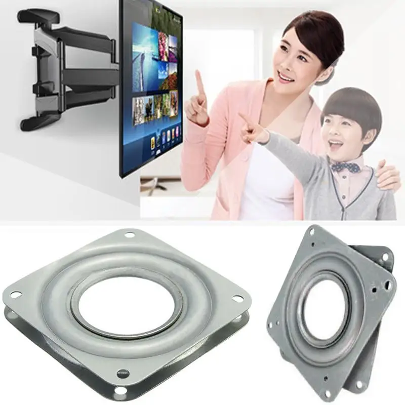 Cewaal Metal Bearing 360 Degrees Rotating Swivel Turntable Plate TV ...