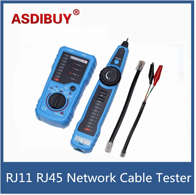 RJ11 RJ45 Cat5 Cat6 Telephone Wire Tracker Tracer Toner Ethernet LAN ...