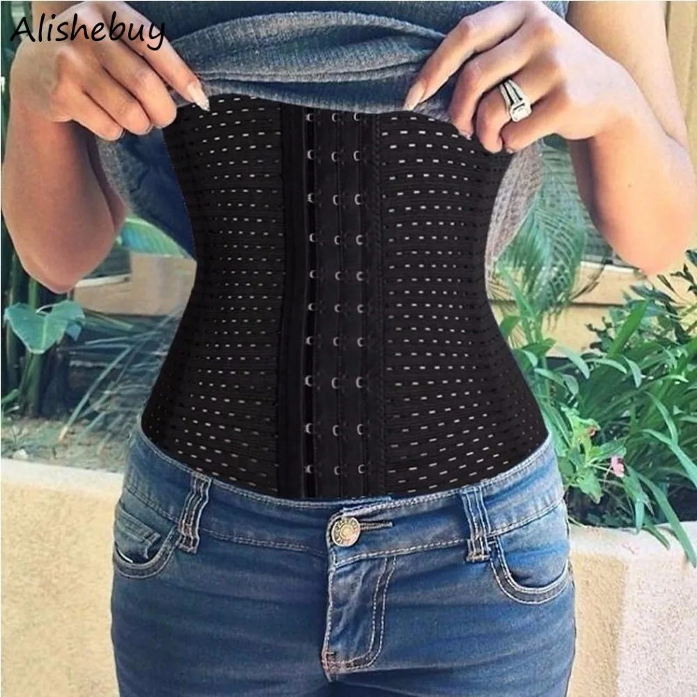Plus Size Waist Shaper Corset Waist Trainer Belt Steel Bone Modeling