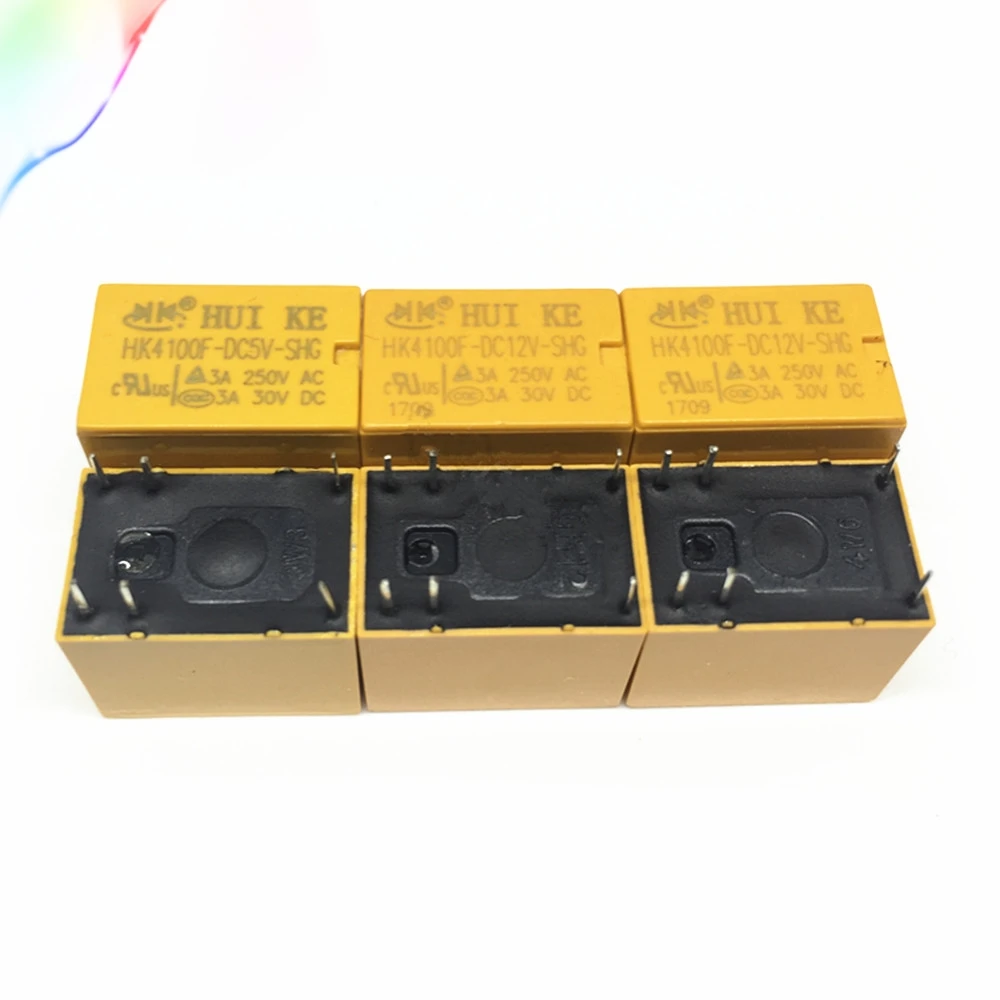 5PCS HK4100f DC3V SHG Relay hk4100F DC5V HK4100F 3/5V DIP6 3A 250V AC ...