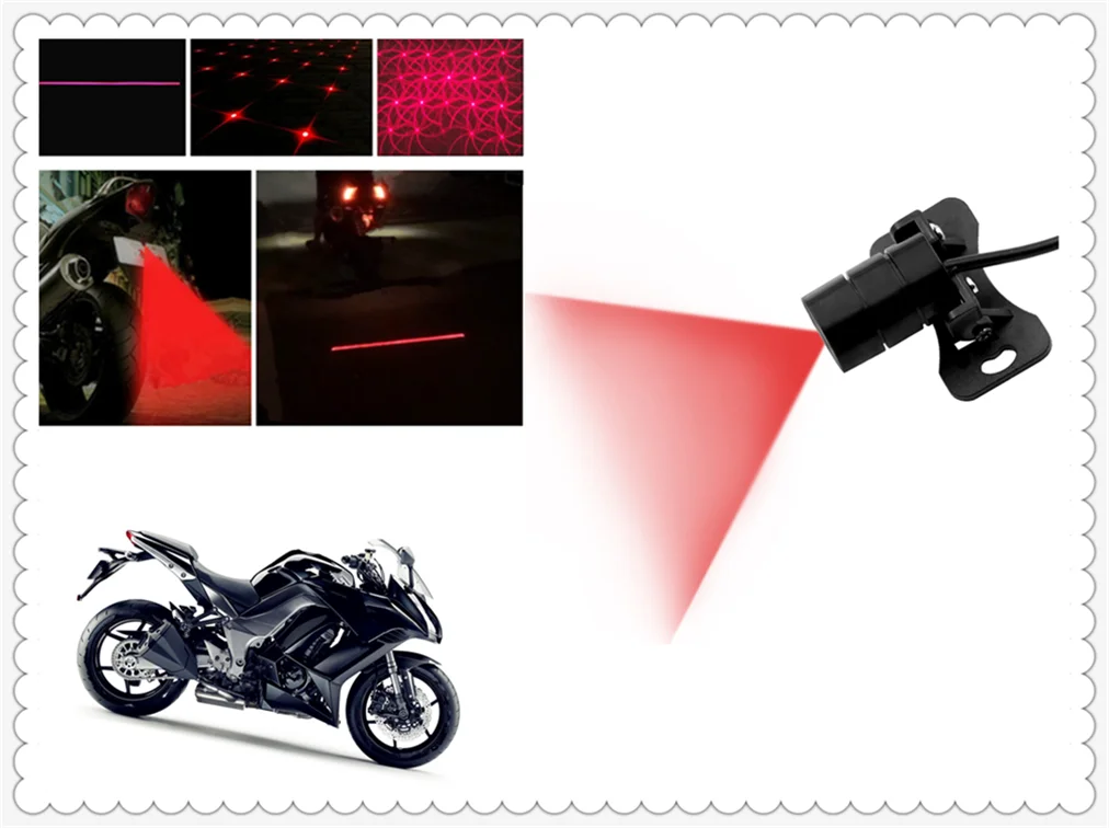 Car and motorcycle LED laser fog light signal personality for Kawasaki ...