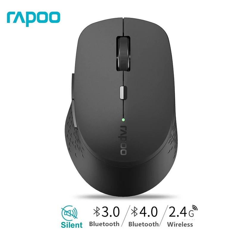 Rapoo ratón inalámbrico silencioso multimodo original, Mouse con ...