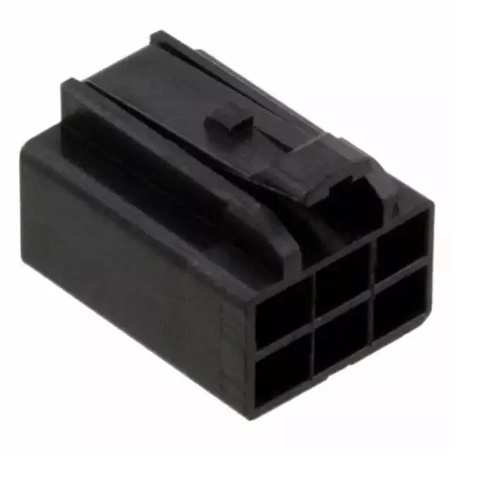 Df62b-6s-2.2c(11) 6 Position Rectangular Housing Connector Socket Black ...