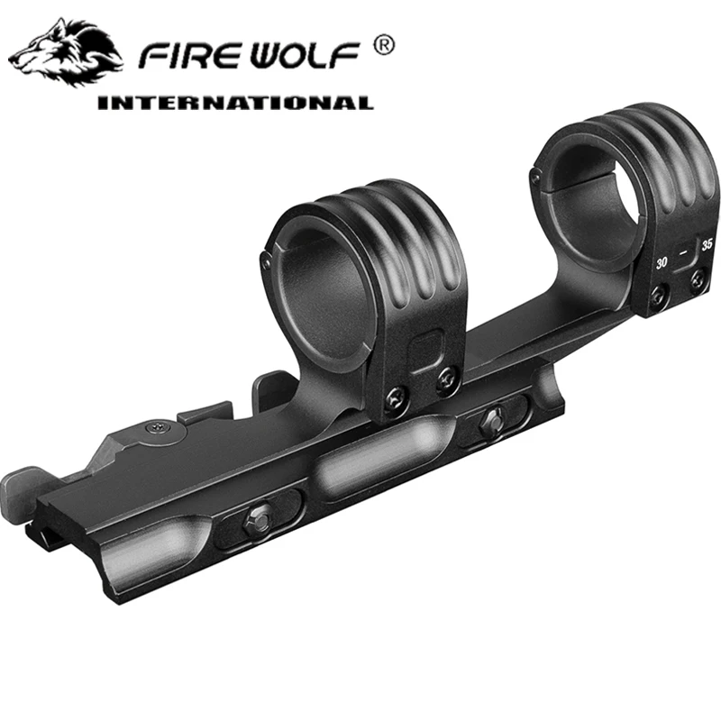 Tactical Double Ring Hunting Rifle Scopes Mount 30mm/35mm QD Mount fits ...