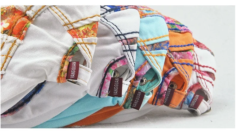 [JAMONT] модные кепки женские шапки береты шляпа с принтом весна лето ...