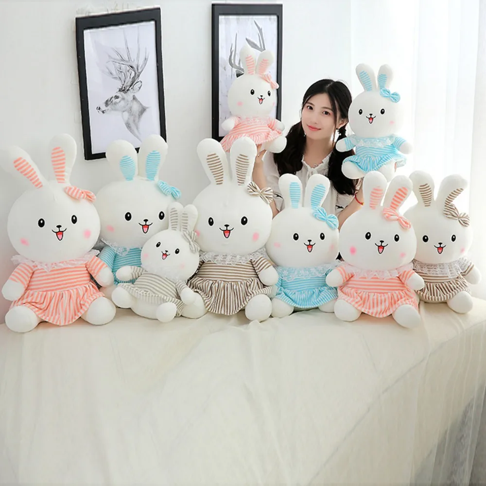 45/55 cm Soft Rabbit Plush Toy Stuffed Animal Bunny Rabbit Plush Soft ...