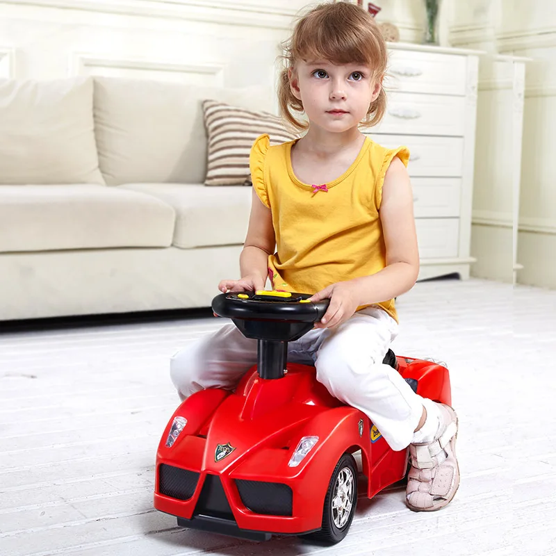 2017 New Year Gift Baby Children Walker Four Wheel Twist Car Learning ...