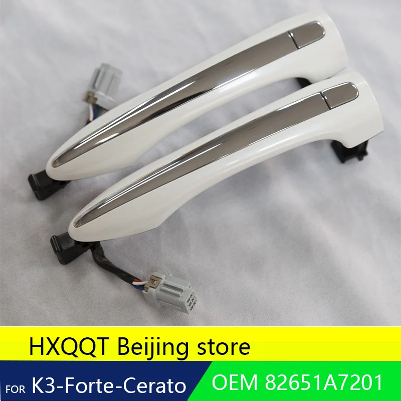 New Door Handle For Smart Key W Chrome Mood Lamp 2p Fit For Kia K3 ...