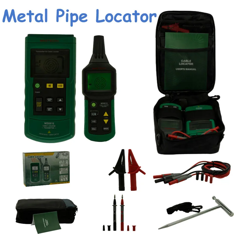 Professional Mastech Wire Cable Tracker Metal Pipe Locator Tester Meter ...