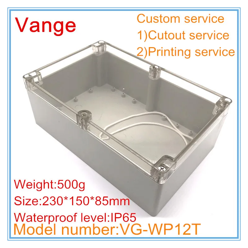 1pcs/lot mold made project box diy waterproof IP65 ABS plastic project ...