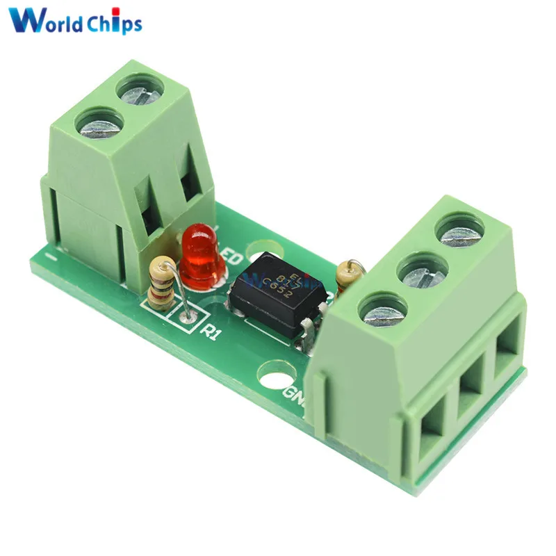 One 1 Channel 12V Isolated Board Optocoupler Isolation Module No Din ...