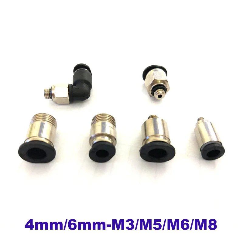 10pcs a lot High Quality Mini Type Fittings PC C POC C PL C SL 4mm 6mm ...