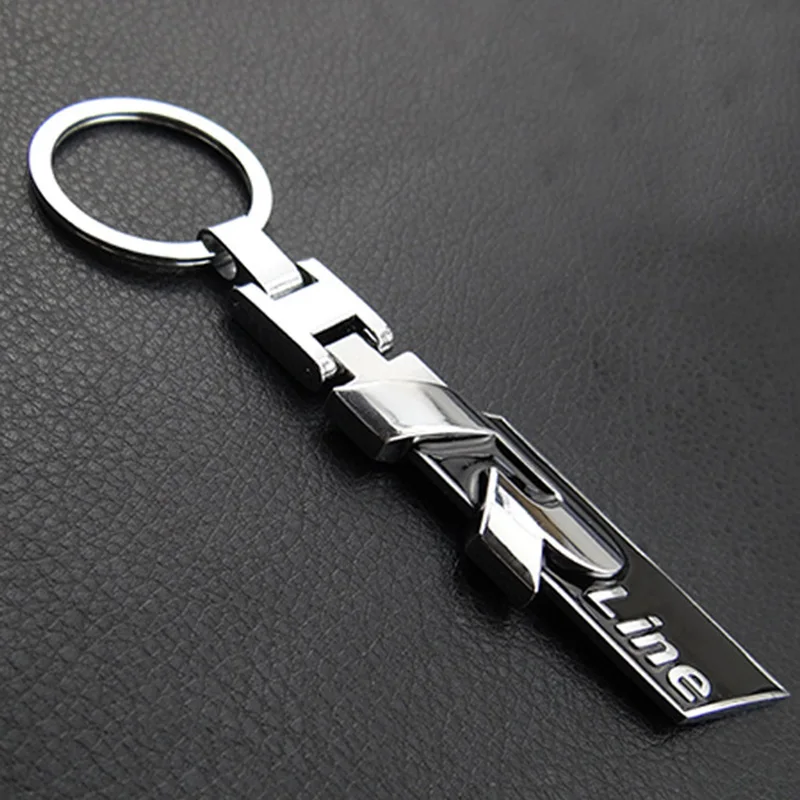 Alloy Metal Keyring Keychain R Line Rline logo for VW Polo Golf Jetta ...