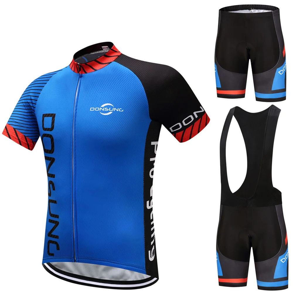 2018 Cycling Jersey Set Men Bicycle Clothing Cycling Sets Breathable ...