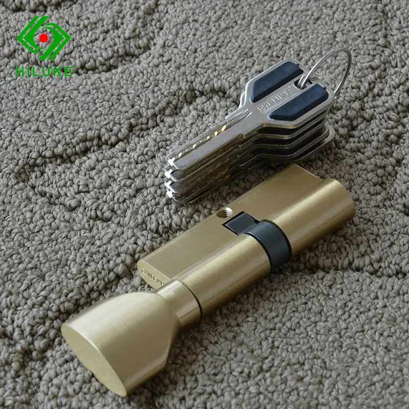 SB COLOR OF70MM SINGLE OPEN CENTER EUROPE STANDER CYLINDER WITH 5 KEYS ...