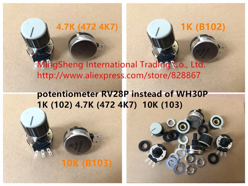 Potenciômetro de loop único 100% original rv28p, em vez de wh30p 1k ...
