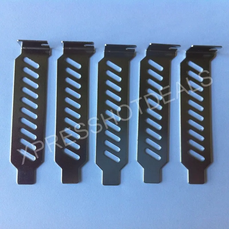 7pcs Plating Low Profile PCI Slot Cover Bracket 2U Filler Cover Plate w ...
