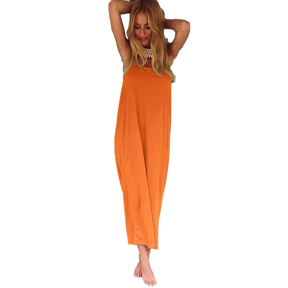 4xl 5xl Sexy Backless Summer Maxi Dress Women Sleeveless Long Beach