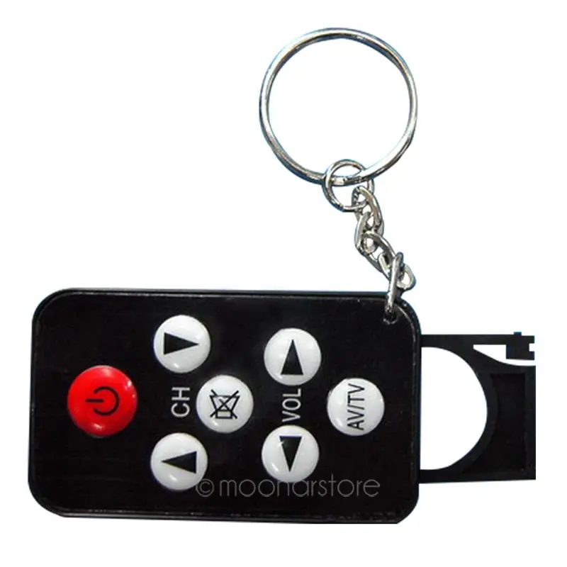 New 1pcs Key Ring Mini Universal Infrared Ir Tv Set Remote Control