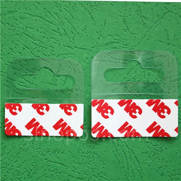 Bulk Hang Tabs With Euro Hole Adhesive, black clear hanging tab ...