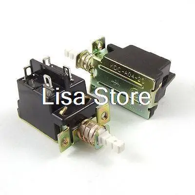 2pcs 5A/80A 250V AC DPST 4 핀 푸시 버튼 전원 스위치 KDC A04|switch band ...