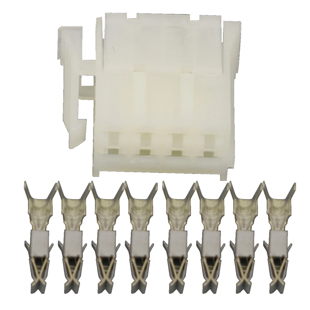 5/10 Sets 8 Pin 927365-1 Automotive Connectors White rectangular ...