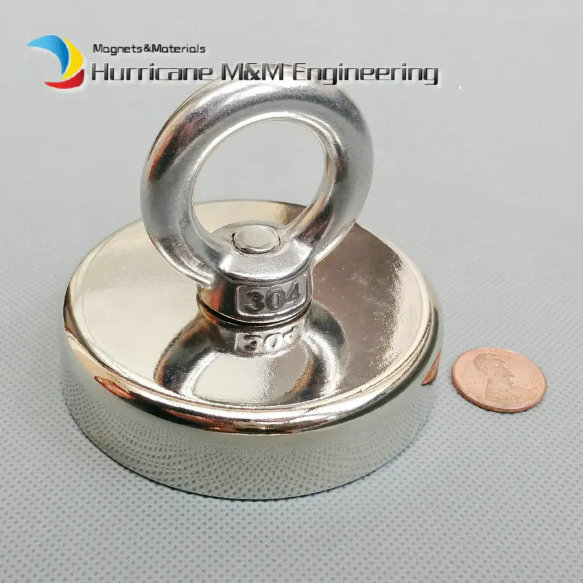Aliexpress.com : Buy 160kg Pulling Mounting Magnet Dia 75mm Magnetic ...