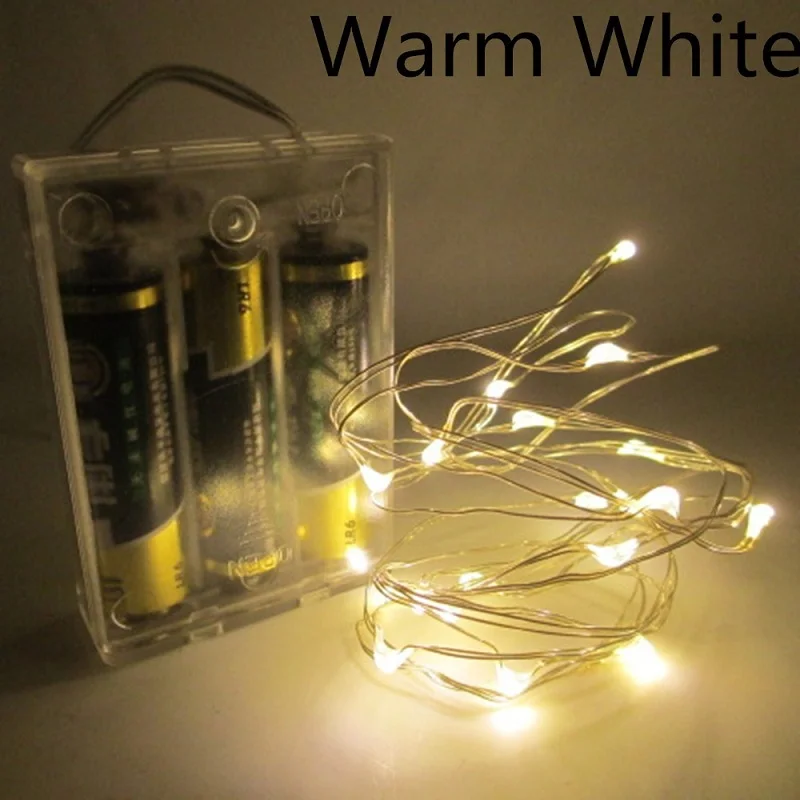 1X Warm White 2m 20led/3m 30led/4m 40led Cooper Wire String Light ...