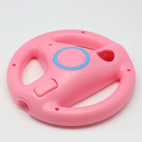 New Steering Wheel Remote Controller Holder For Nintendo Wii Pink 360 ...