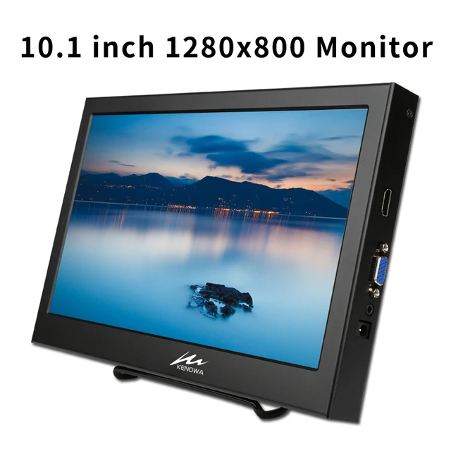 10.1 inch Portable Monitor 1920*1200 LCD Screen Gaming Monitor VGA HDMI ...