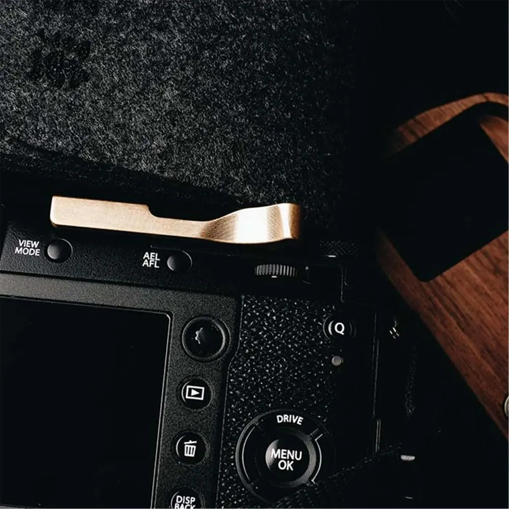 Brass Thumb Grip Thumb Rest Hot Shoe Cover For Fuji X100F Xpro2 XT20 XT10 XPro1 FujiFilm X100F ...