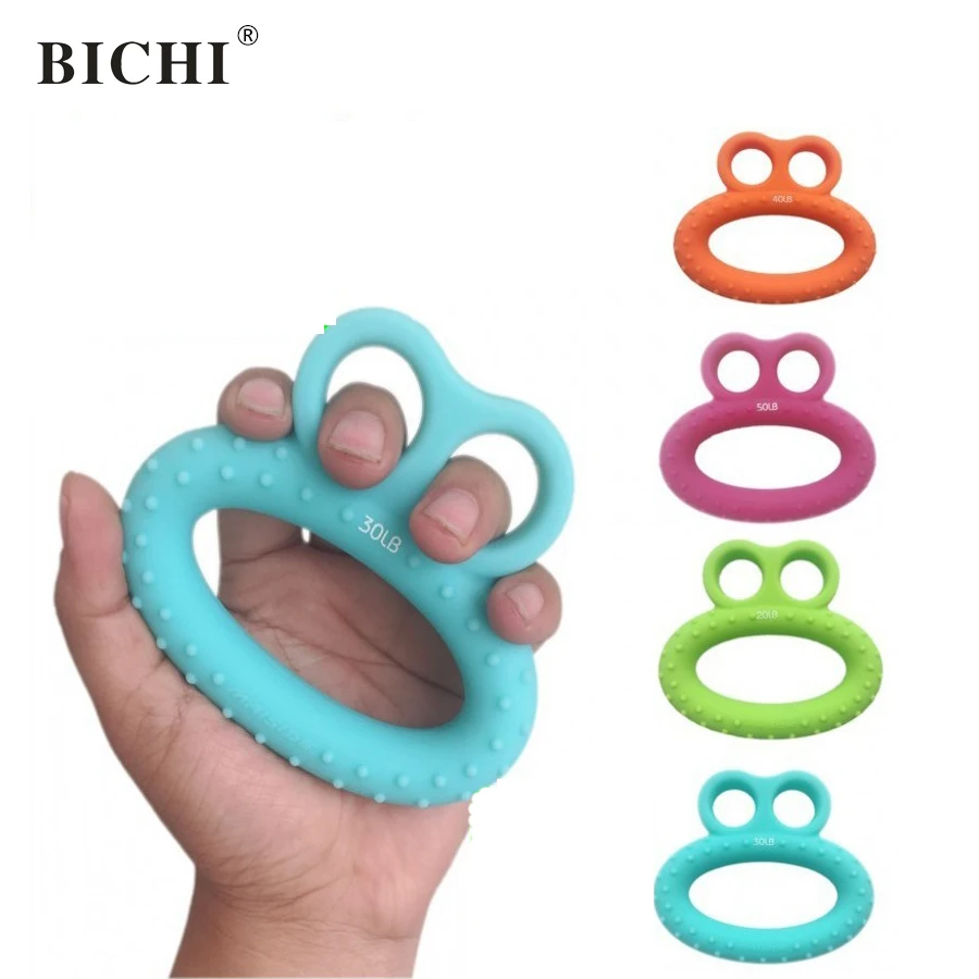 BICHI Hand Grip Strengthener Arms Fitness Equipment Grip Ring Finger ...