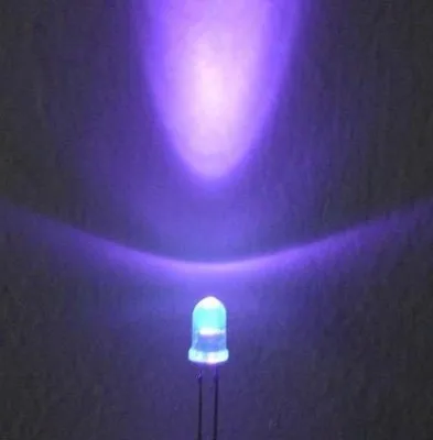 5 milímetros LED roxo violeta light emitting diode transparente 100 pçs ...