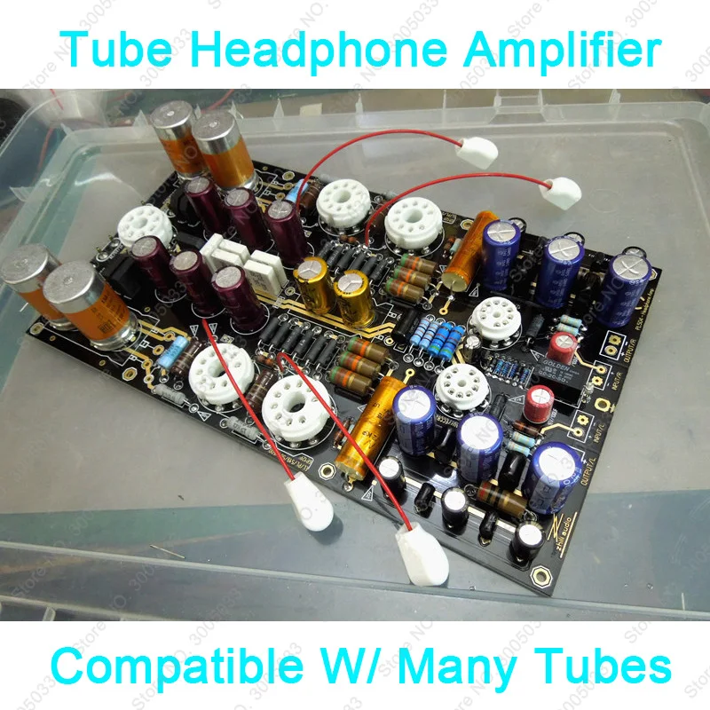 Hi-Fi Tube Headphone Amplifier 12AU7+EL500/EL504/EL519+GZ34 DIY Tube ...