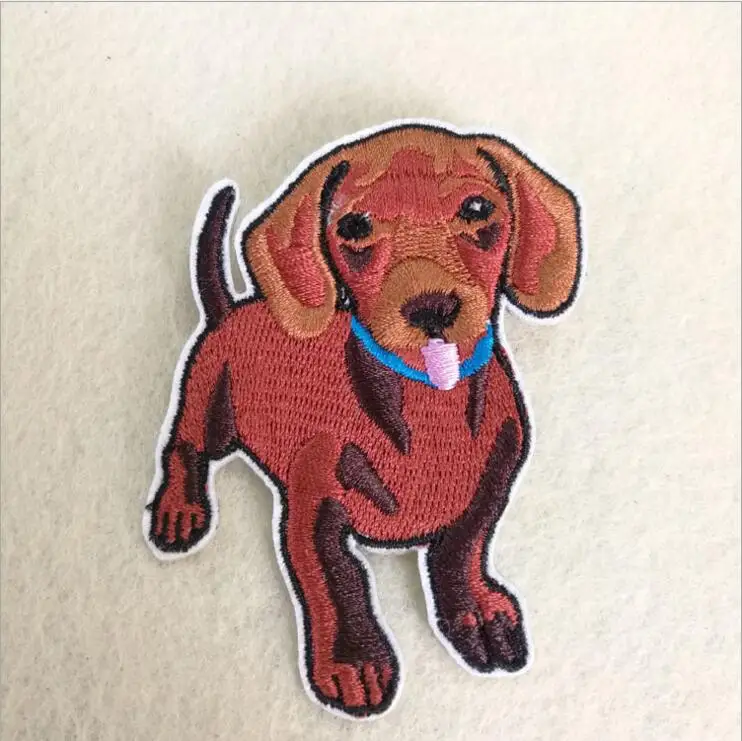 wholesale Cartoon animal dogs Patch children Jacket Shirt Embroidered ...