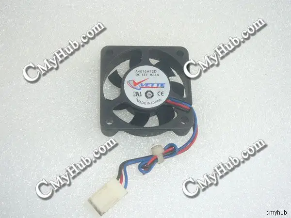 Genuine-Para-VETTE-A4010H12D-DC12V-0-11A-3pin-fio-4010-40X40X10MM-3 ...
